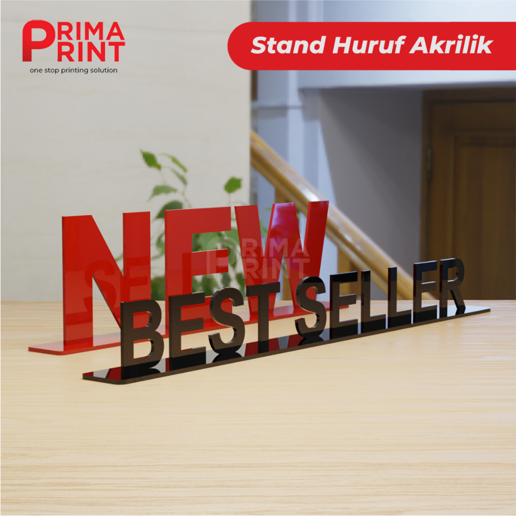 Jual Acrylic Standee Custom Teks - Stand Huruf Akrilik / Dekorasi Meja ...