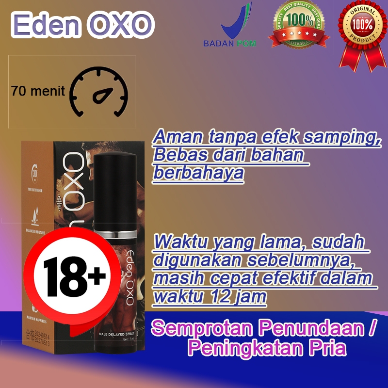 Jual Eden OXO Semprotan Penambah Energi Pria Profesional 5ml Penundaan kehidupan yang intim ...