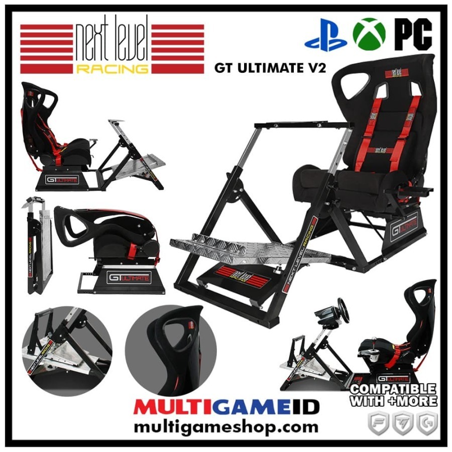 Jual Next Level Racing GT Ultimate Racing Simulator V2 Seat + Wheel ...