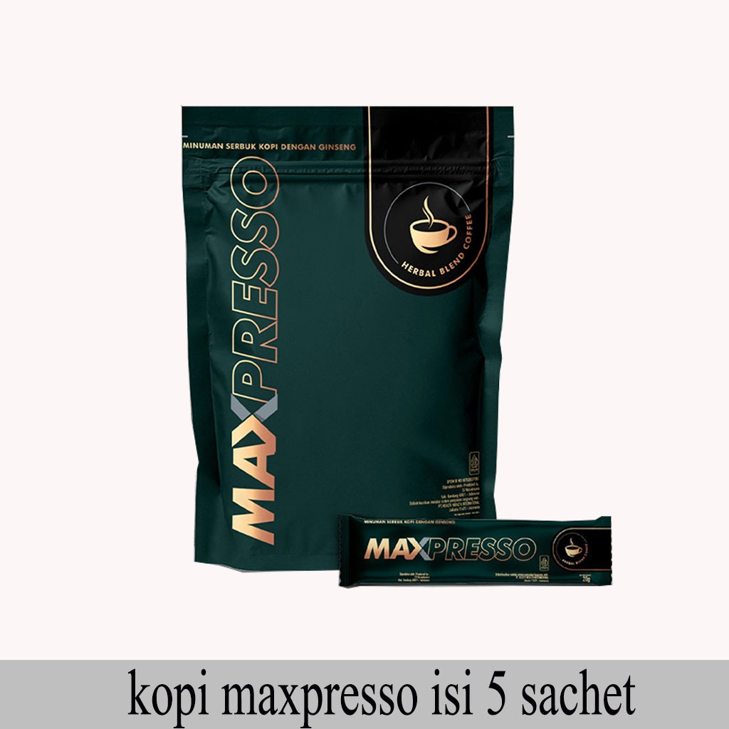 Jual Maxpresso Kopi HWI Asli - 1 Pouch Isi 5 Saset | Shopee Indonesia