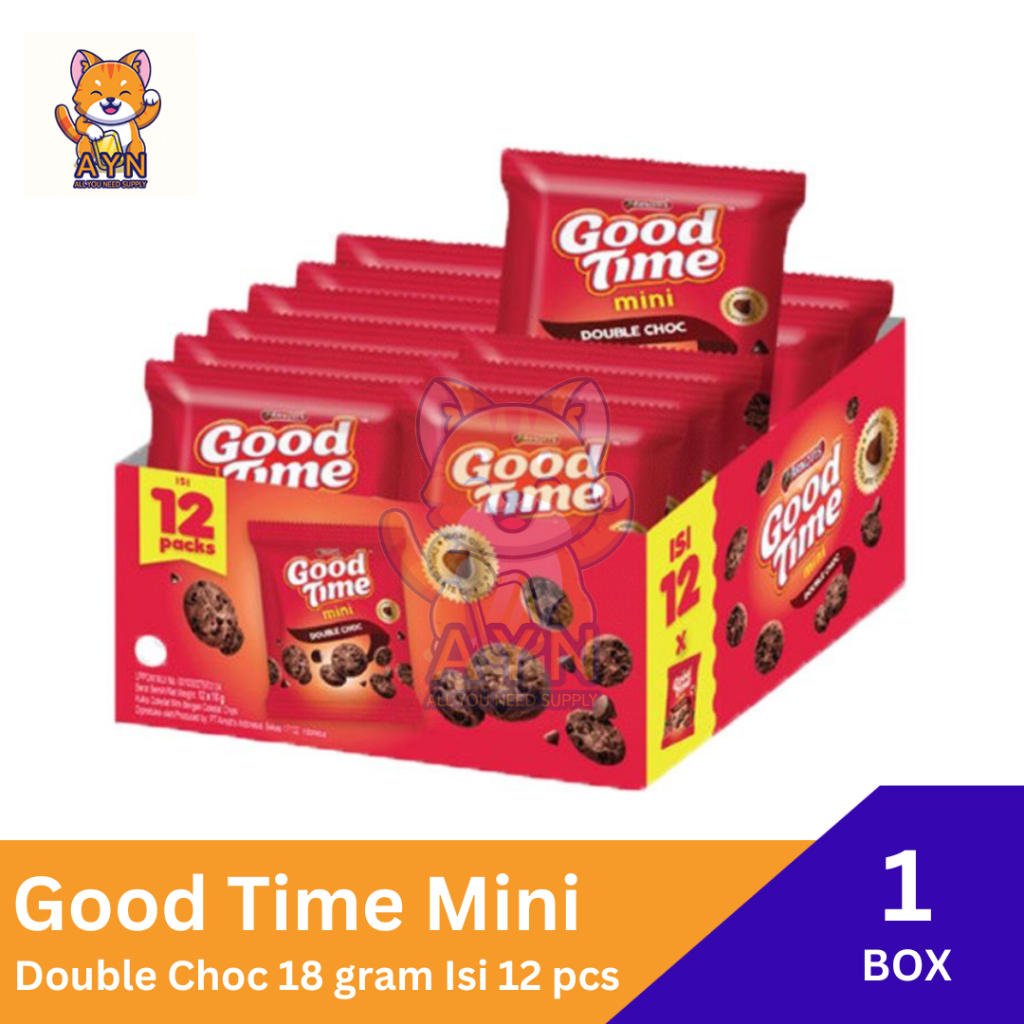 Jual Good Time Mini Double Choc [ 1 box isi 12 pcs ] | Shopee Indonesia
