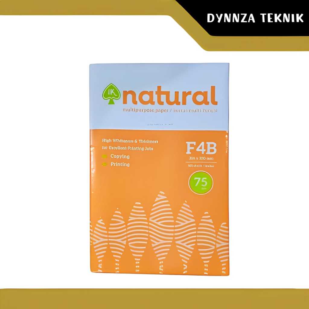 Jual Kertas HVS F4 NATURAL 75 Gram/Copy And Print Paper F4 | Shopee ...