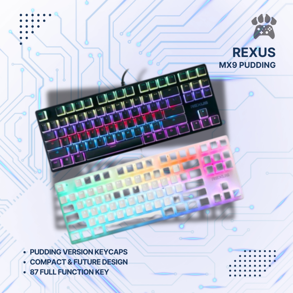 Jual Keyboard Gaming Rexus Legionare MX9P TKL Pudding Keycap | Shopee ...
