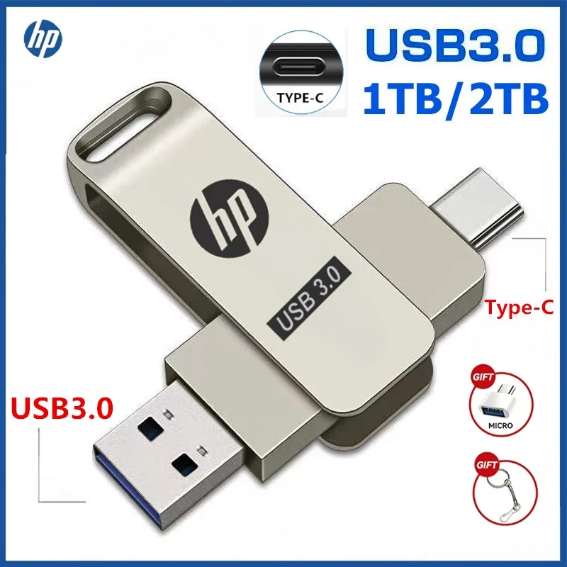 Jual 2TB 3in1 USB3.0 flash drive type c/Micro 1TB high-speed OTG USB ...