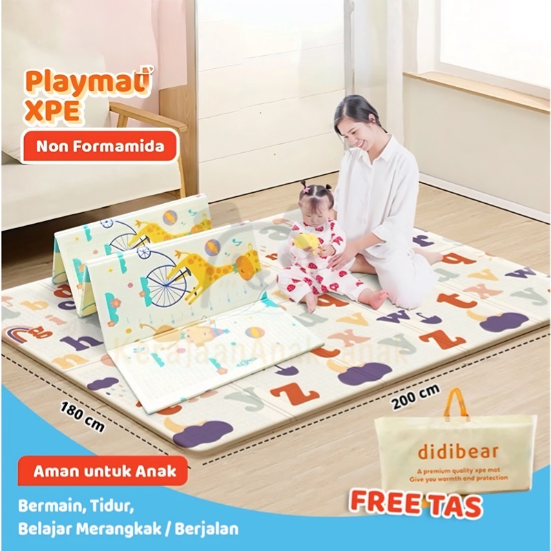 Jual SNI SPEEDS Karpet Lipat Anak Playmat Bayi 200x180cm XPE Matras ...