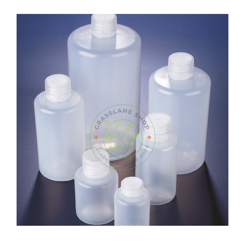 Jual Botol Plastik Laboratorium Mulut Kecil Narrow Mouth Bottle 125 ml ...
