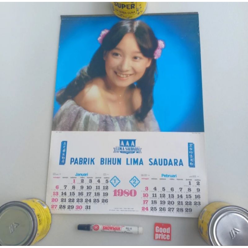 Jual Kalender 1980 gambar artis Mandarin | Shopee Indonesia