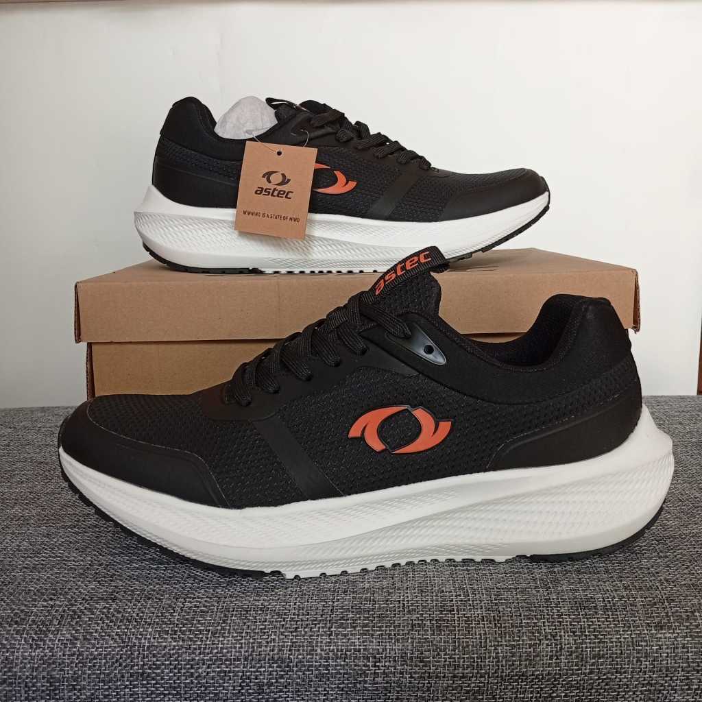 Jual Sepatu lari Pria Astec Jansen Men's Running Shoes - Black ...
