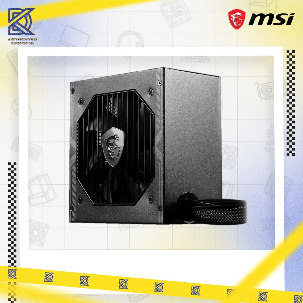 Jual MSI POWER SUPPLY MAG A650BN - PSU 650W 80+ BRONZE | Shopee Indonesia