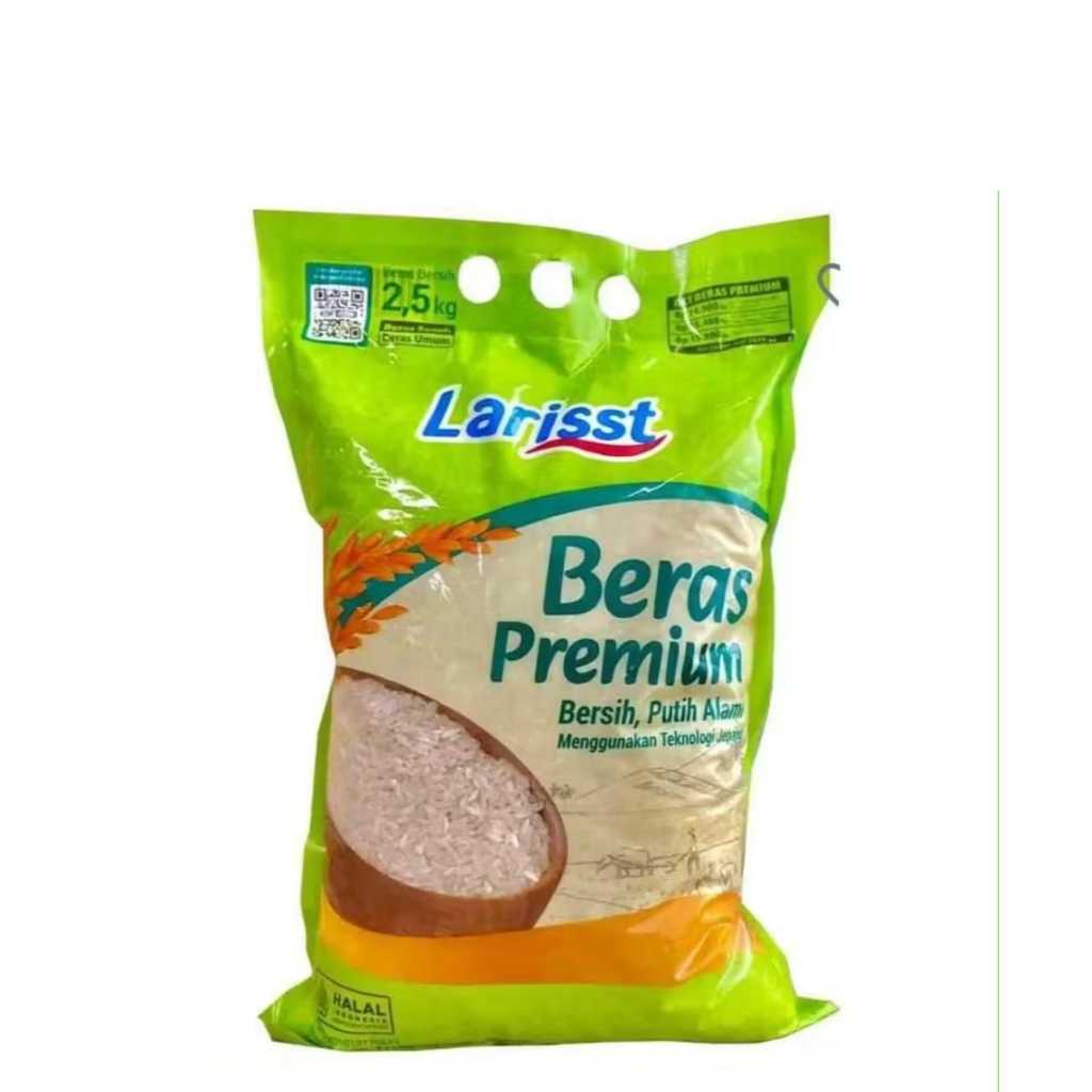 Jual Beras Larisst 2,5kg Kemasan Hijau | Shopee Indonesia