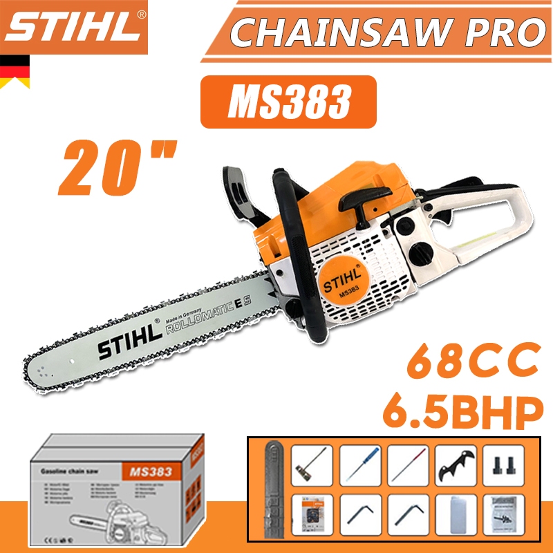 Jual Chainsaw Mini Mesin Potong Kayu 68CC Mesin Sinso Senso 2Tak 20inch ...