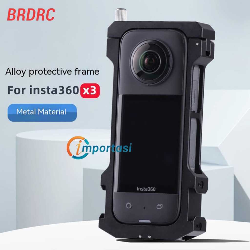 Jual Insta360 X3 Metal Alumunium Frame Case Rig 1/4 Inch Female Drat ...