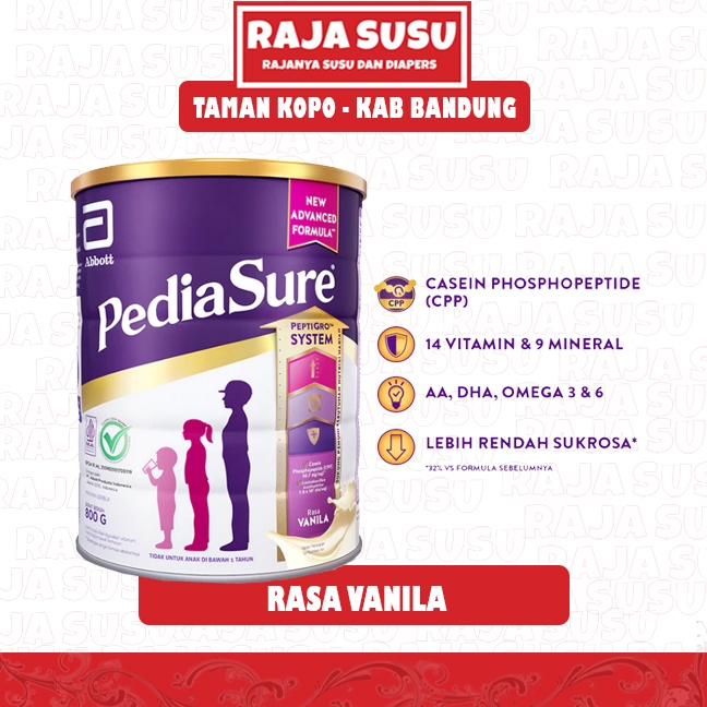 Jual PEDIASURE VANILA 800 GR - RAJA SUSU | Shopee Indonesia