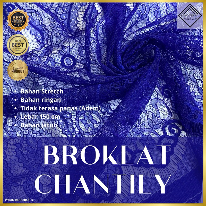 Jual BROKAT LACE CHANTILY/BROKAT PARIS SANTILI/SANTILY | Shopee Indonesia