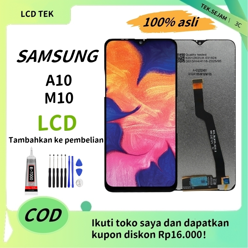 Jual LCD SAMSUNG A10 / M10 LCD TOUCHSCREEN Complete HD+ Fullset lcd ...