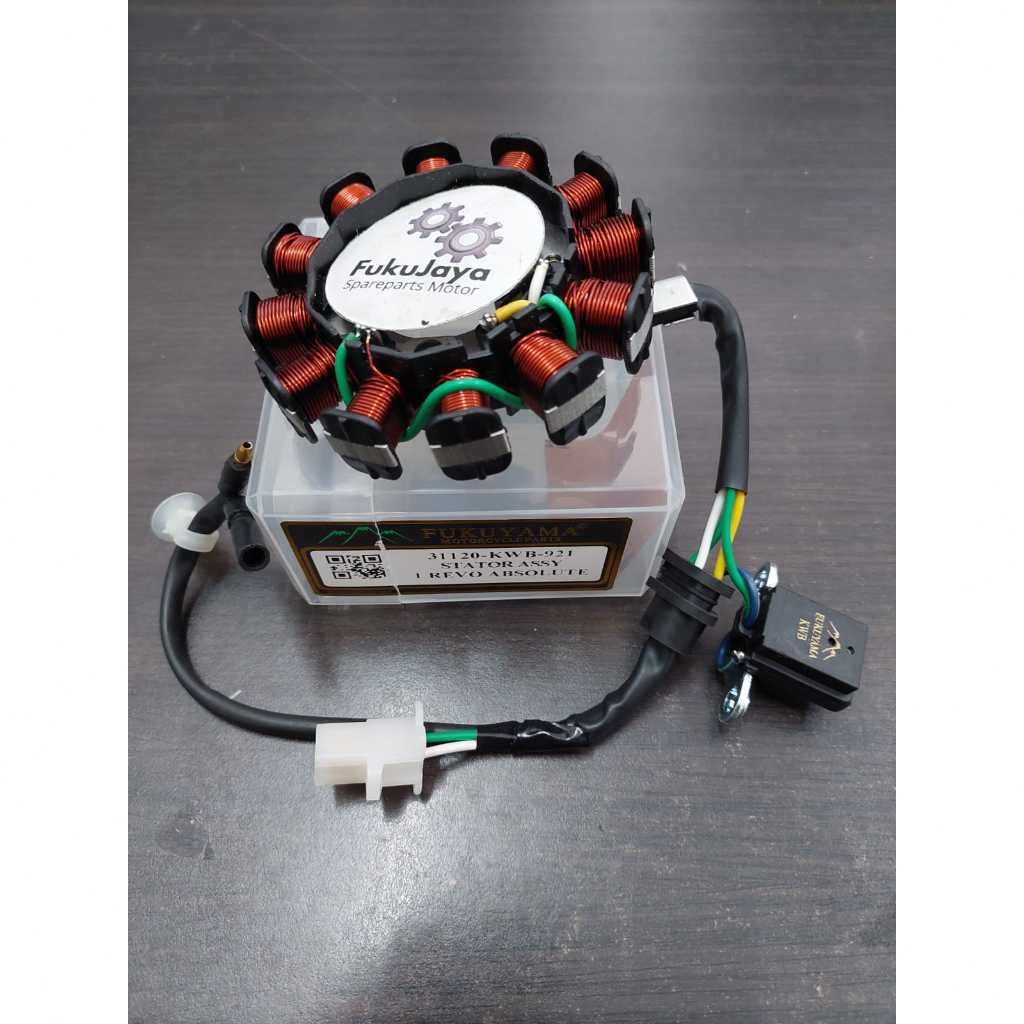 Jual Fukuyama Stator Assy Comp 12 Spull Spul Spool + Pulser Honda Revo Abs Absolut Absolute ...
