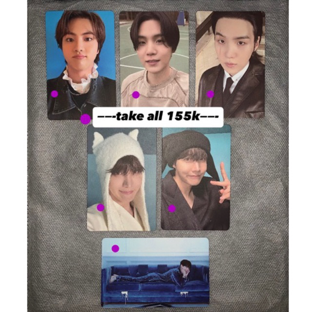 Jual Official Photocard BTS Suga Jin J-hope dday jitb butter | Shopee Indonesia
