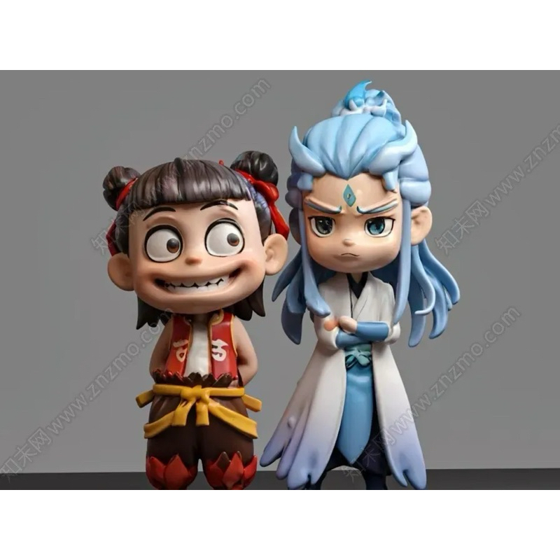 Jual Ne Zha 2 Minifigure Figure Unpaint 3D Coloring | Ne Zha 2 Figure ...