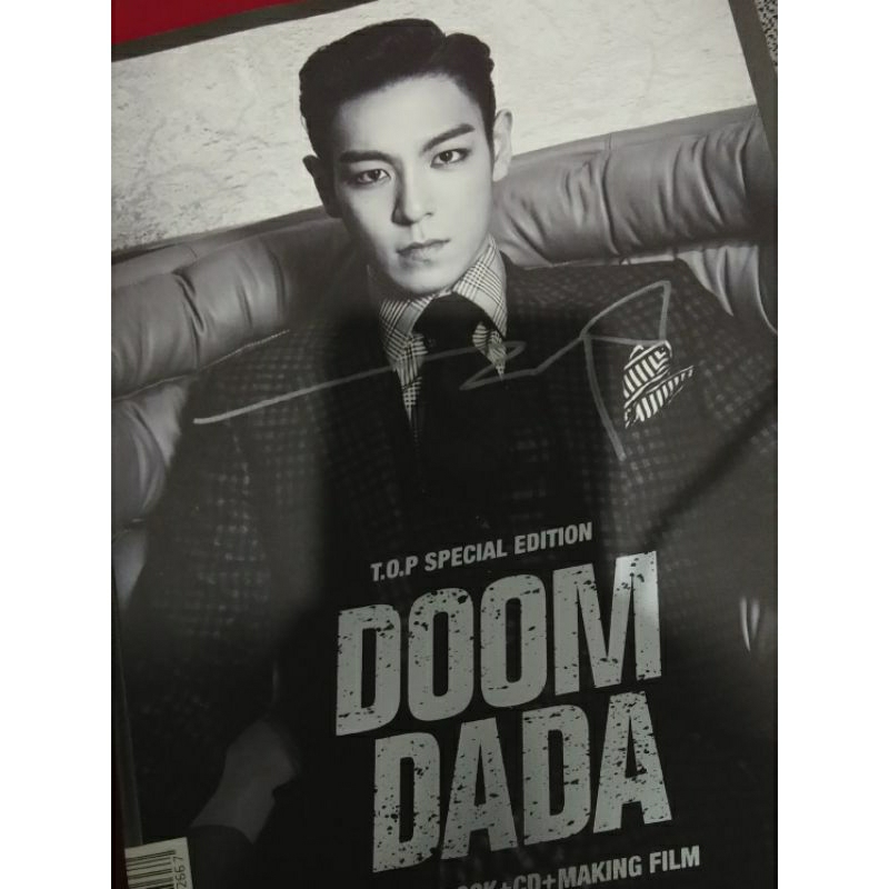 Jual bigbang TOP doom dada korea version with signature | Shopee Indonesia