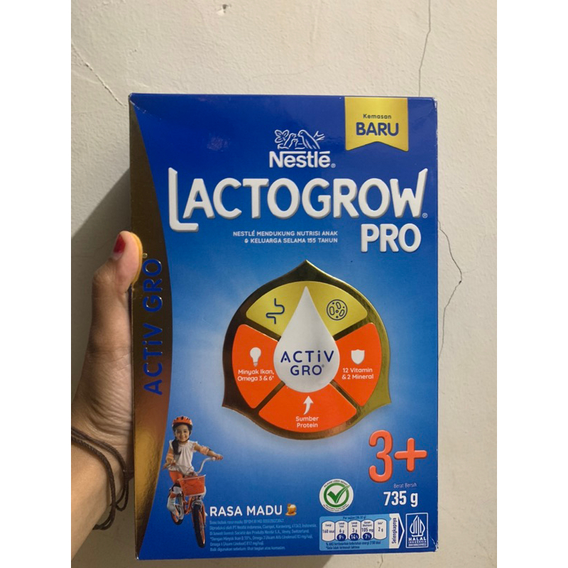 Jual Nestle LACTOGROW PRO 3+ / LACTOGROW 4 dengan ACTiVGRO Susu Madu ...