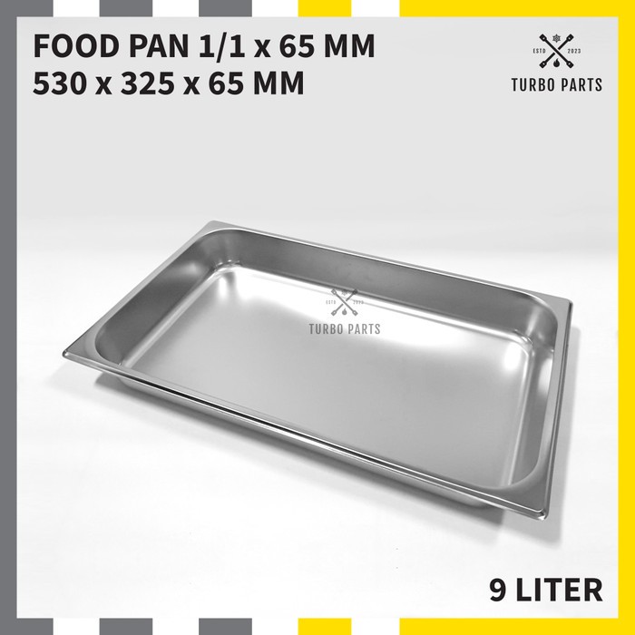 Jual GN Food Pan 1/1 x 65 mm Stainless Steel I Wadah Makanan | Shopee ...