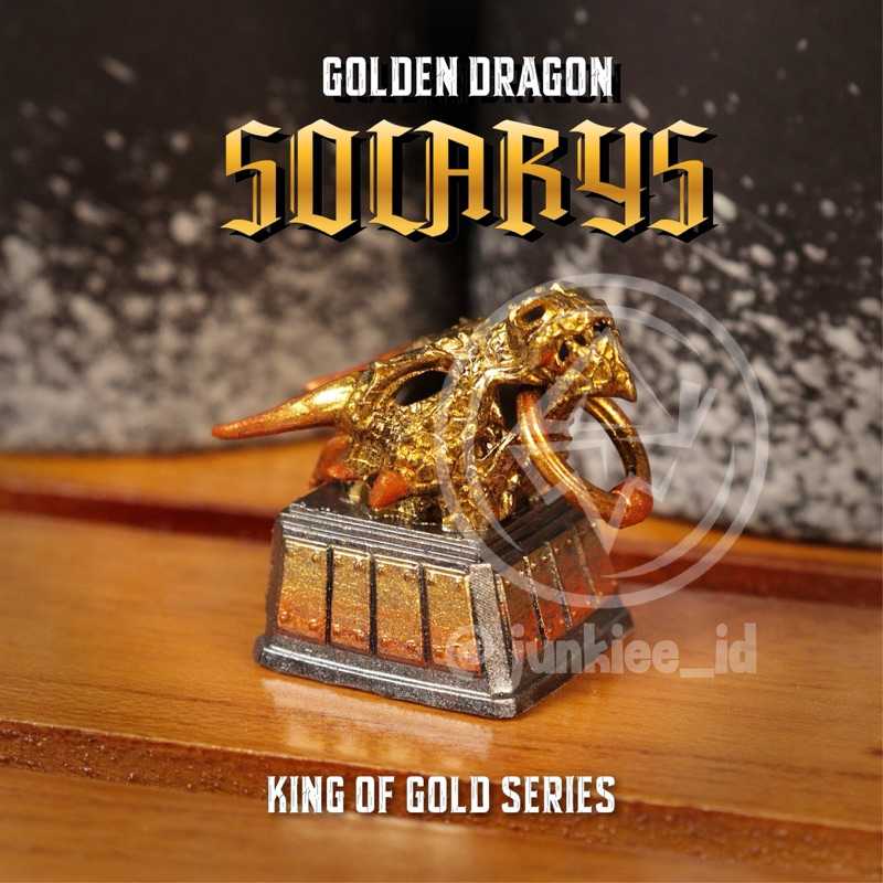 Jual Dragon keycap artisan keycaps dragon king Solarys chinese japanese ...