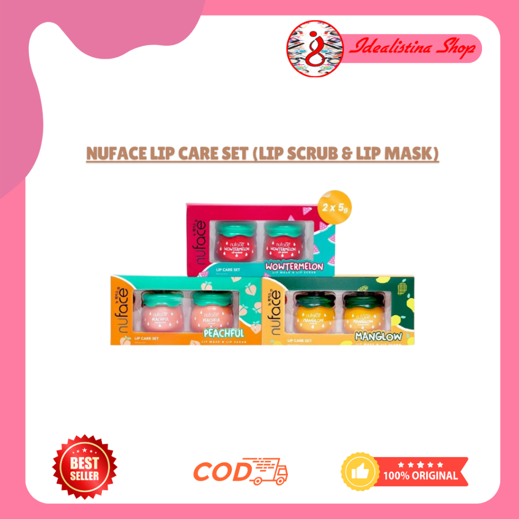 Jual Nuface Lip Care Set (Lip Scrub & Lip Mask) | Shopee Indonesia
