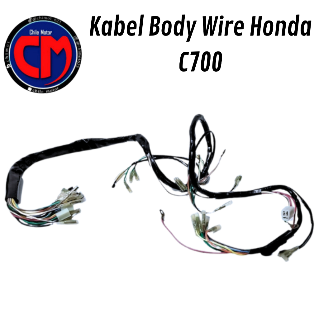 Jual Kabel Body Wire Harness Honda C700 C 700 C800 C 800 Super Cup | Shopee Indonesia