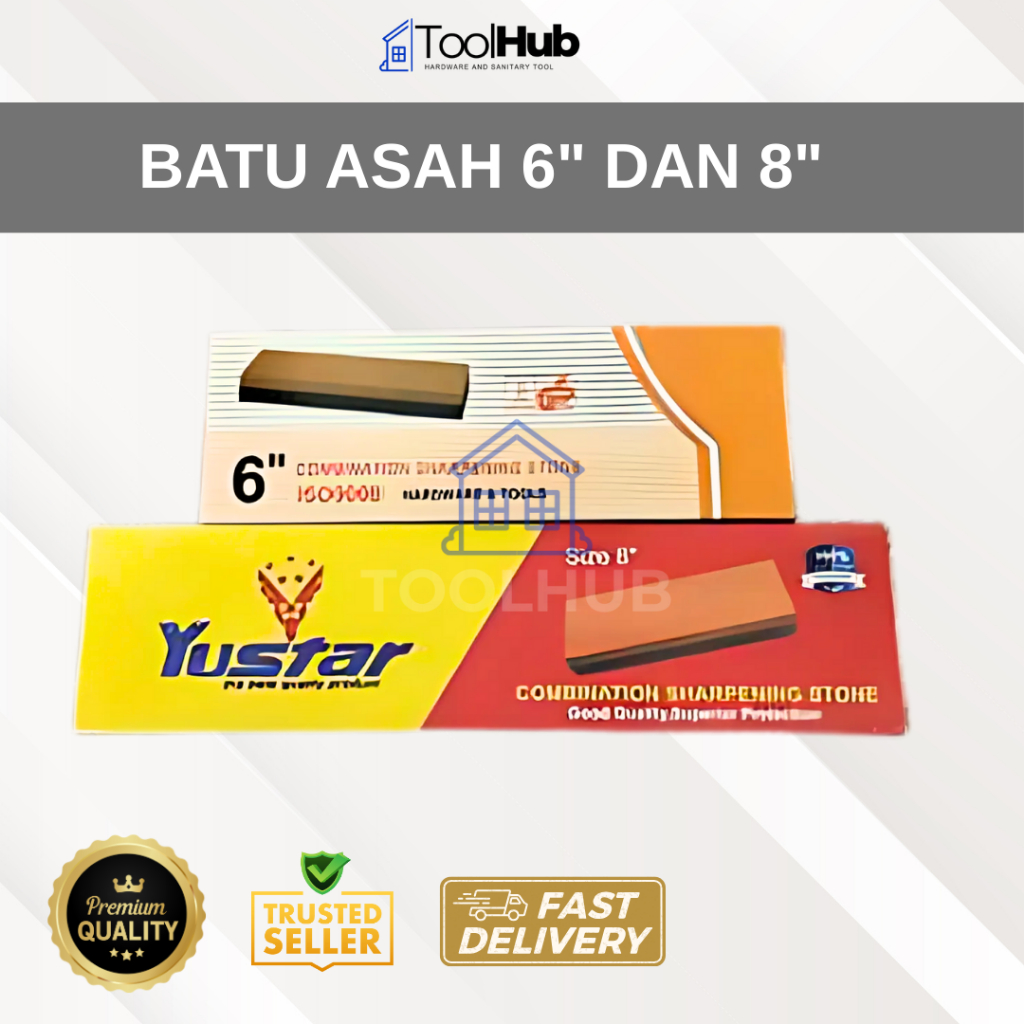 Jual Batu Asah Batu Gosok 6 inch dan 8 inch I Batu Asahan Pisau Gunting ...