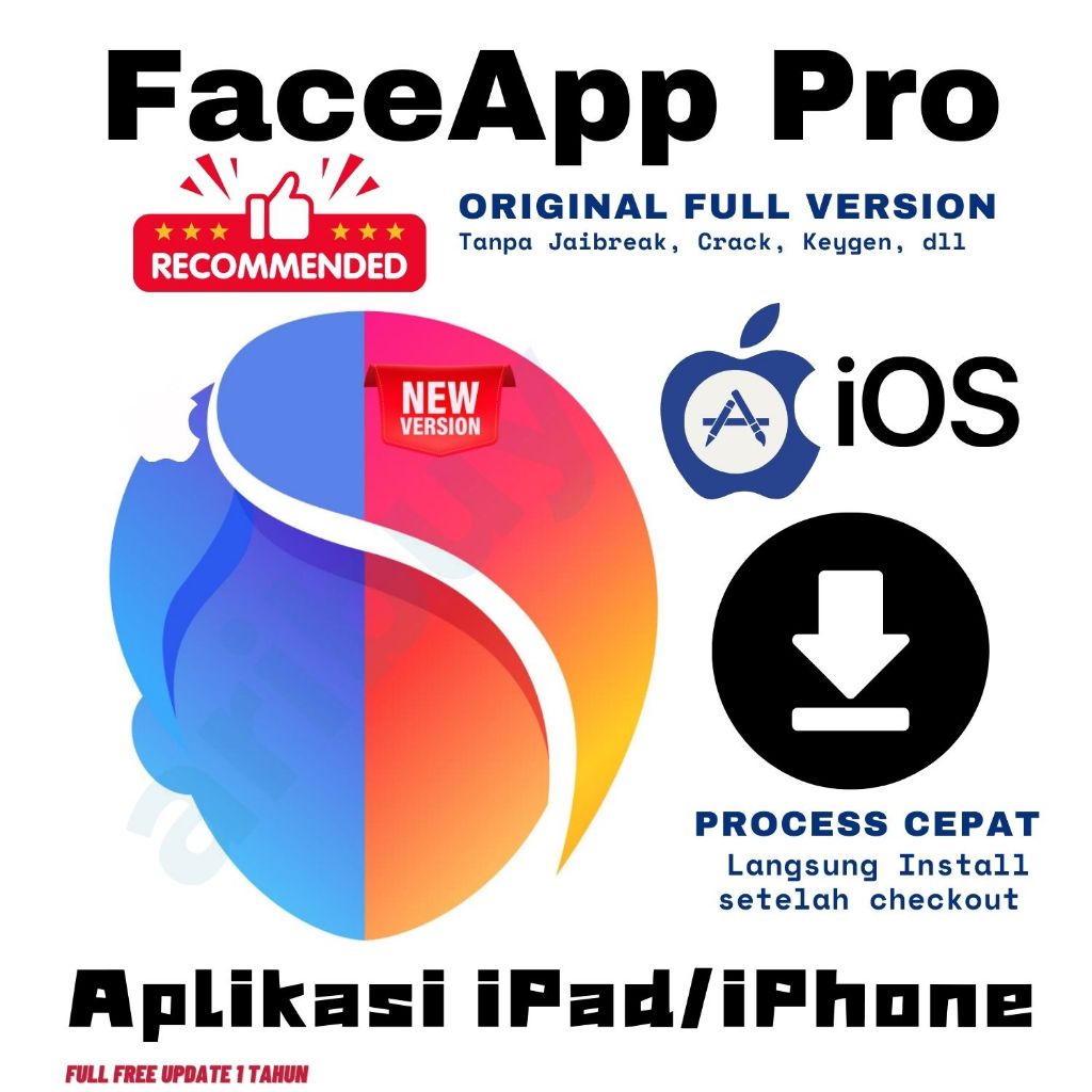 Jual FaceApp Pro for iOS – Aplikasi Edit Wajah Canggih & Realistis untuk iPhone & iPad | Shopee ...