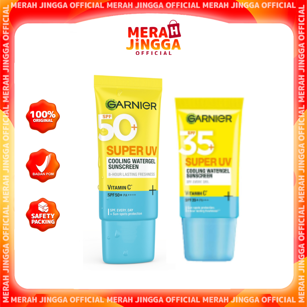 Jual GARNIER Super UV Cooling Watergel Sunscreen SPF 35+ PA++++ 20ml ...