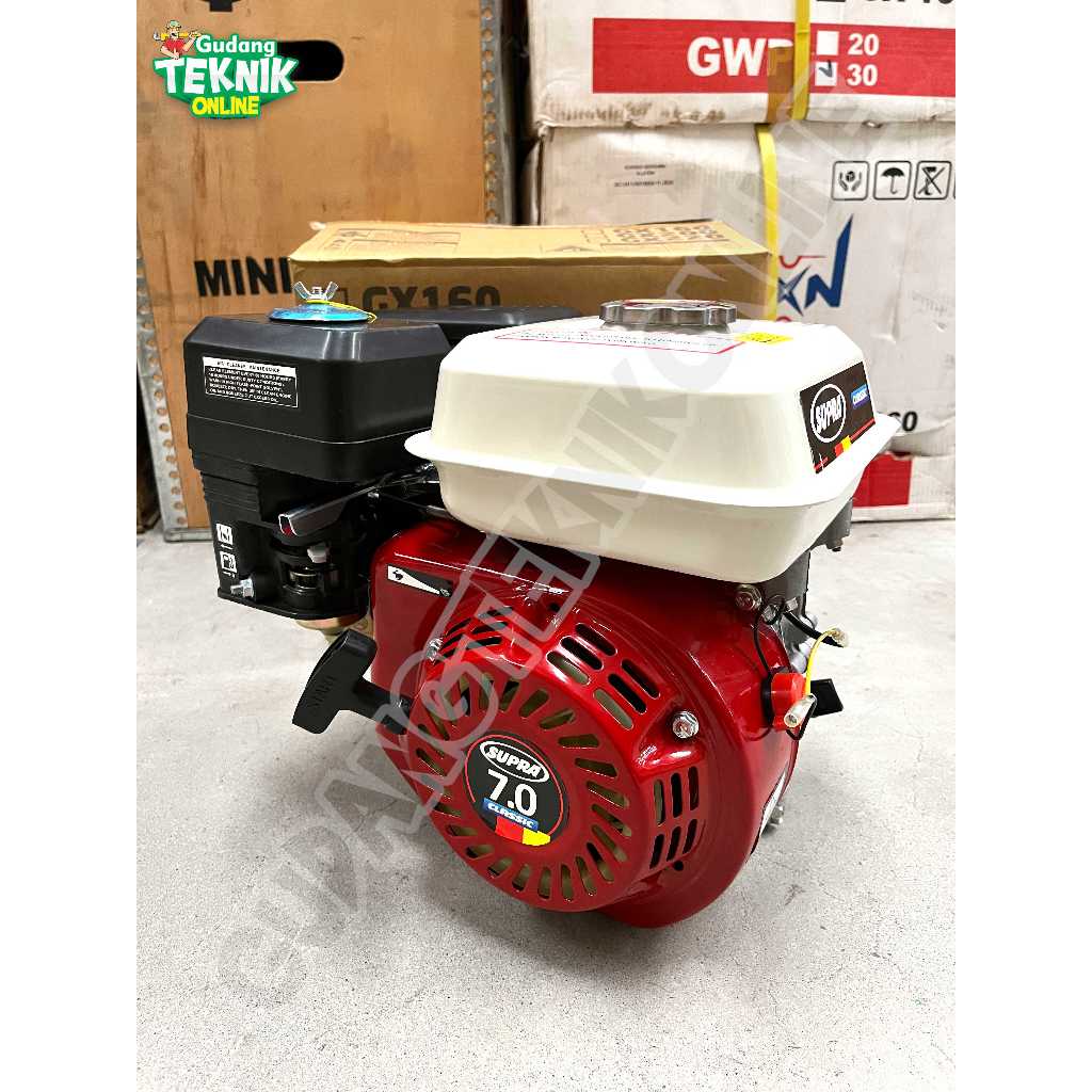 Jual Engine Penggerak 7HP SUPRA GX220 4Tak / Mesin Penggerak Serbaguna Giling Tepung Padi ...