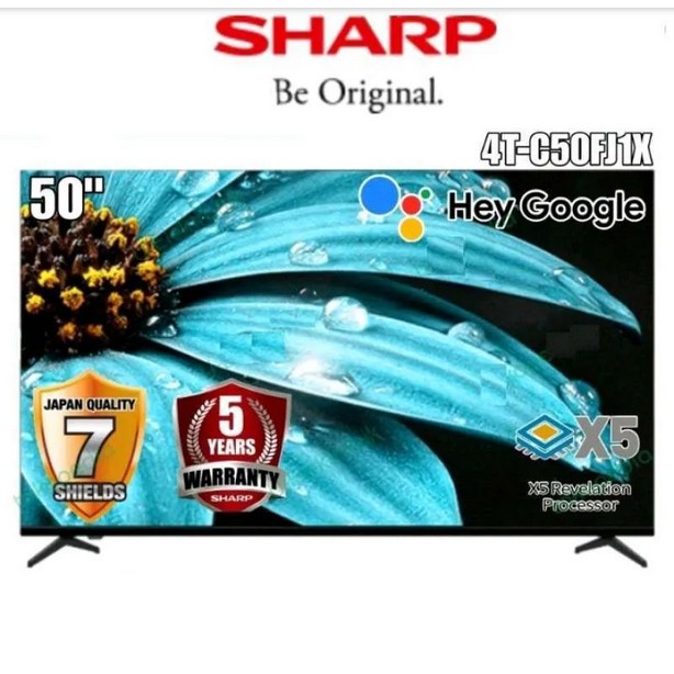 Jual LED TV SHARP 50 ANDROID 4TC50fj 50fj 4k UHD android google tv | Shopee Indonesia