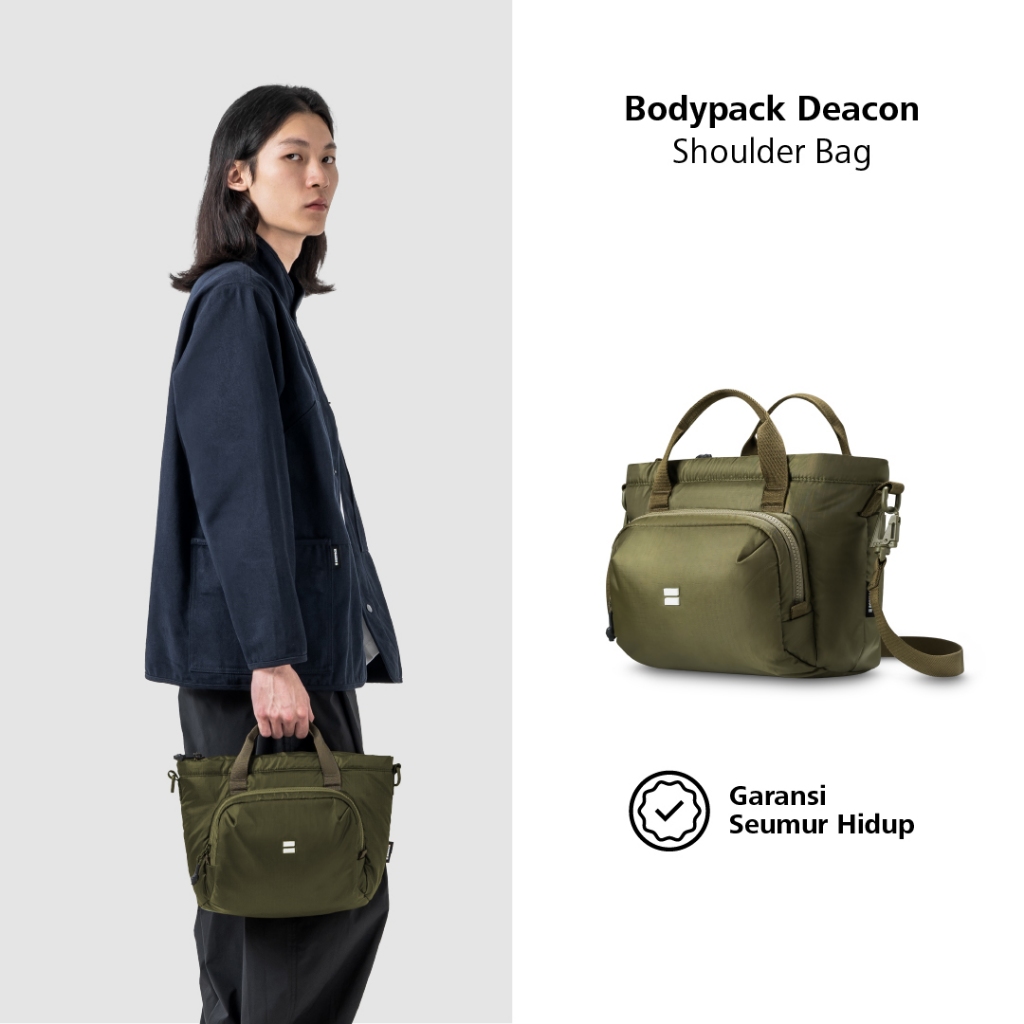 Jual Bodypack Deacon Basic Shoulder Bag Tas Selempang Travel Simpel ...