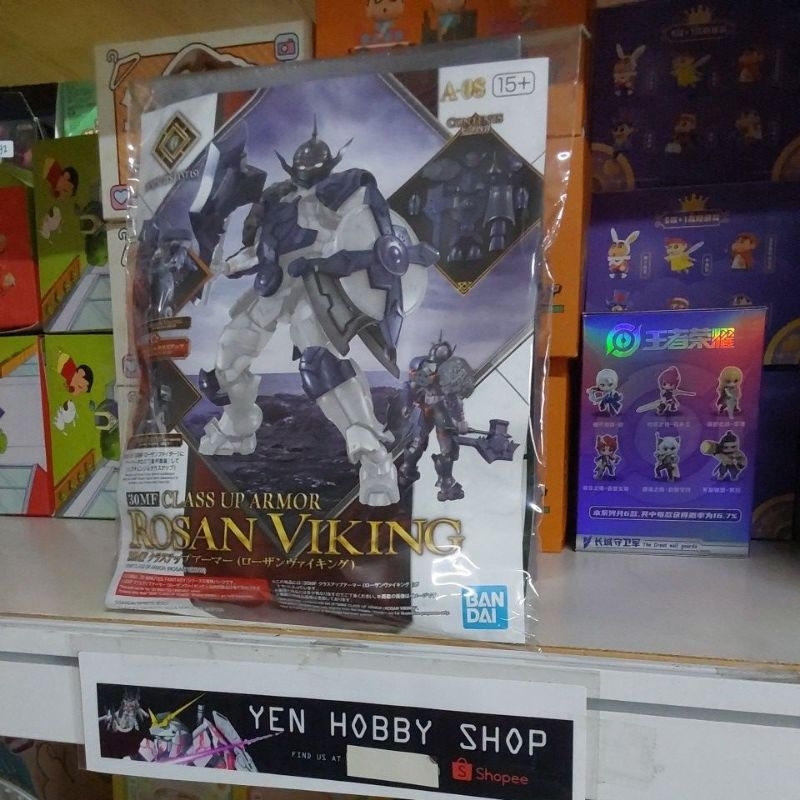 Jual GUNDAM 30MF CLASS UP ARMOR ROSAN VIKING 67452 [ORIGINAL BANDAI ...