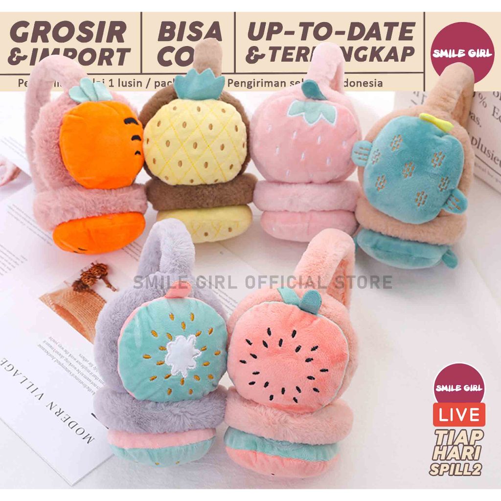 Jual SG | PUSAT GROSIR | 12 PCS - Penutup Telinga Anak Lucu Motif Lotso ...