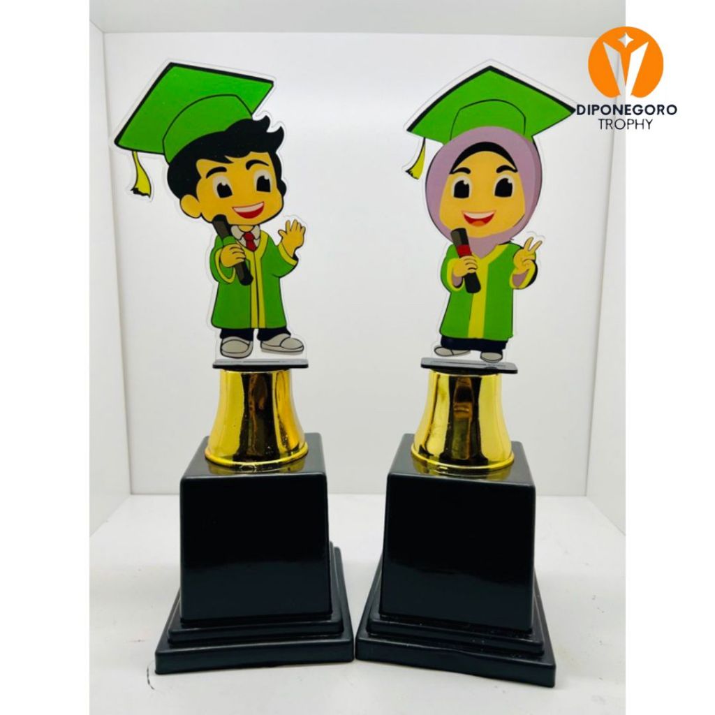 Jual Piala Wisuda Anak TK Paud Akrilik Custom Tinggi 29 cm | Shopee ...