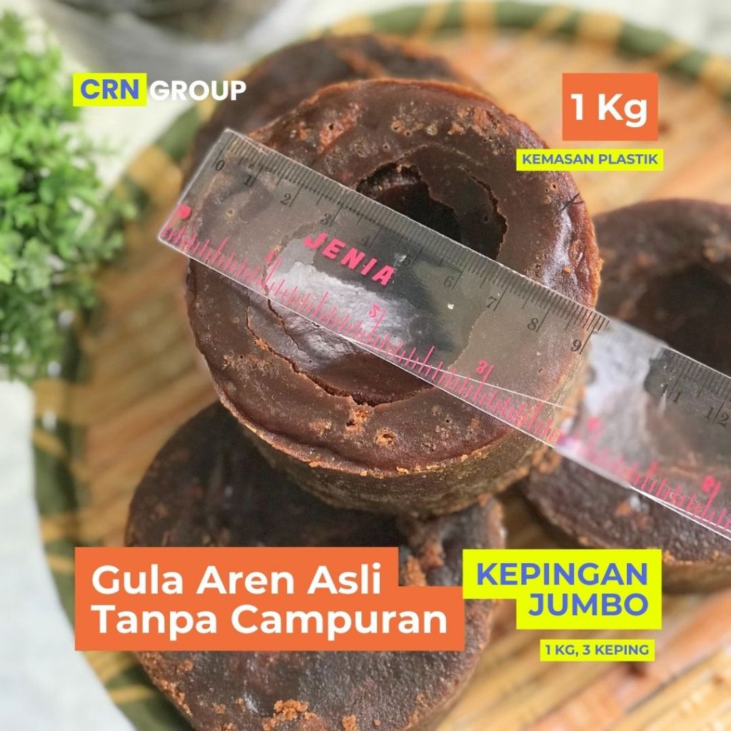 Jual [Kepingan Jumbo] Gula Aren Asli Murni Tanpa Campuran 1 Bungkus Isi ...