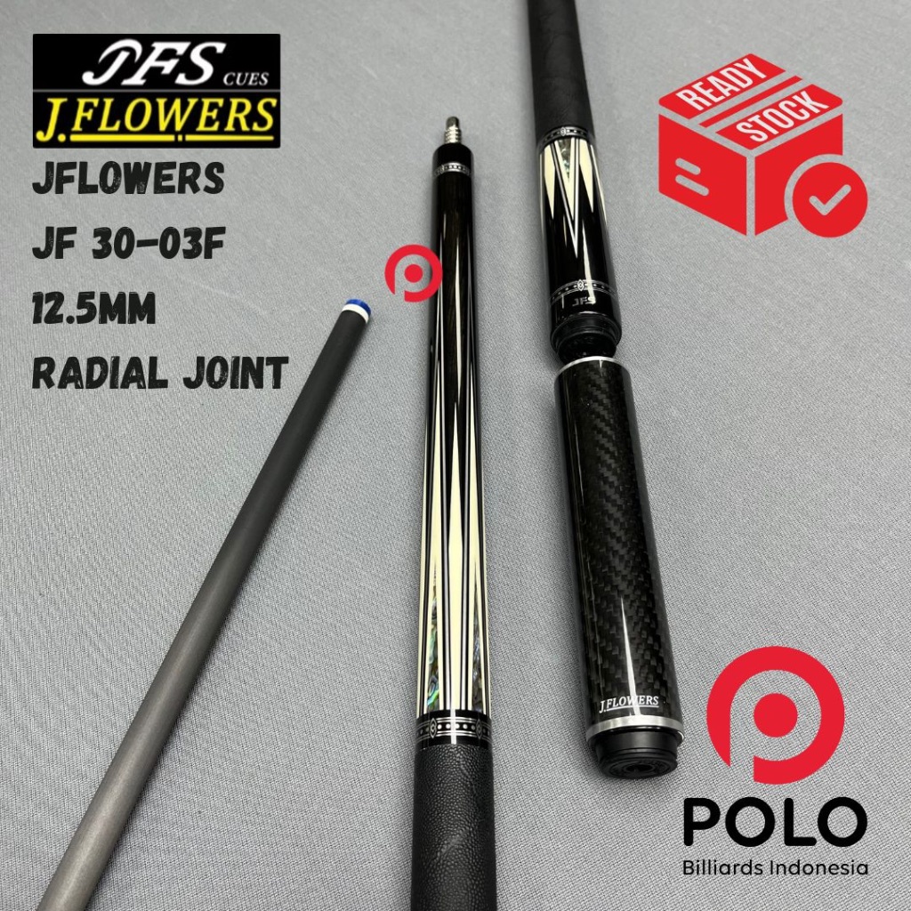 Jual JFLOWERS JF 30-03F Radial Joint 12.5mm - Cue/Stik Play Billiard Carbon Fiber Shaft | Shopee ...