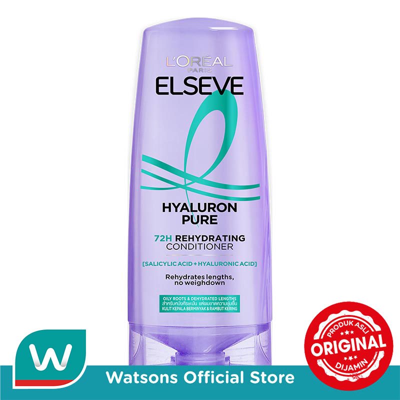 Jual L'Oreal Elseve Hyaluron Pure 72H Rehydrating Conditioner 265ml | Shopee Indonesia