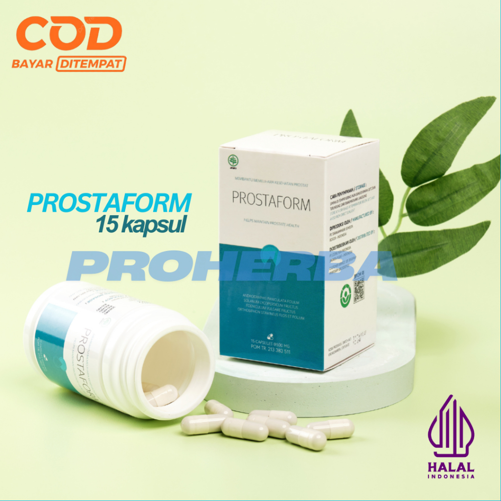Jual Prostaform Herbal Prostat Original 15 Kapsul | Shopee Indonesia