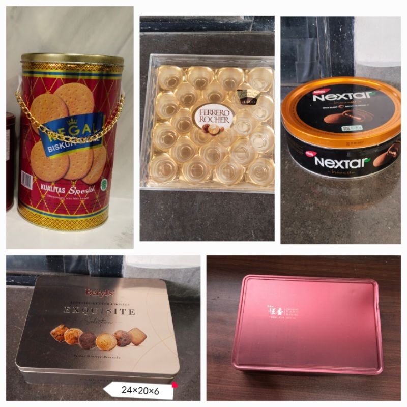 Jual KALENG BISKUIT BISCUIT REGAL NEXTAR NISSIN FERRERO ROCHER UNTUK ...