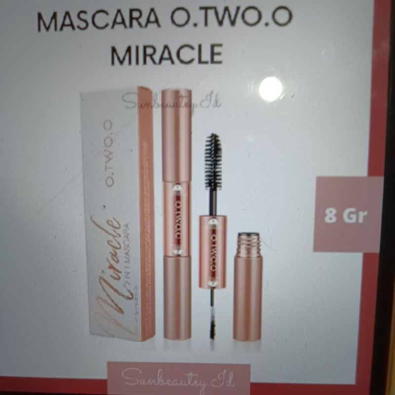 Jual Maskara O. TWO. O Miracle Mascara 2 in 1 Silk Fiber Waterproof And ...