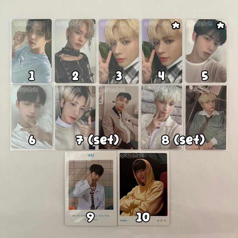 Jual !! read description !! photocard txt yeonjun soobin taehyun hueningkai | Shopee Indonesia