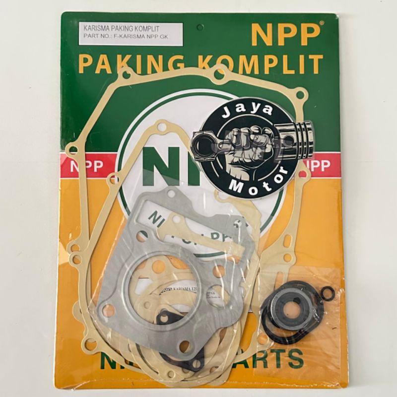 Jual Paking gasket fullset Karisma Kharisma Supra X 125 karbu Original Npp | Shopee Indonesia