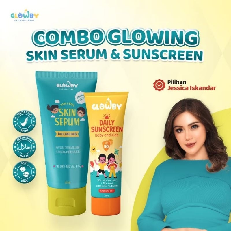 Jual Glowby Combo Glowing ( Skin Serum + Sunscreen ) | Shopee Indonesia