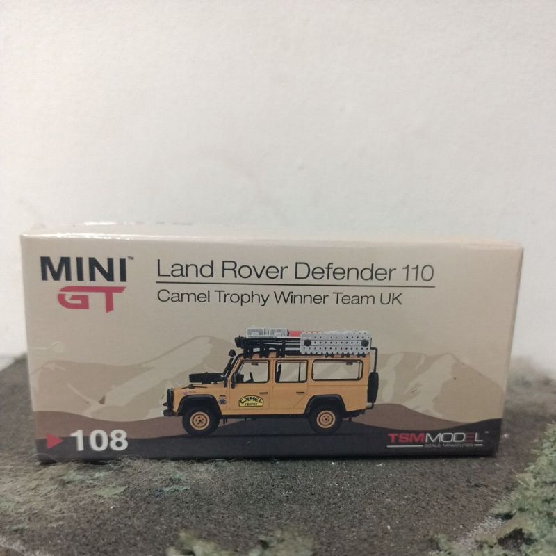 Jual Mini GT#108 Land Rover Defender 110 Camel Trophy Winner Team UK ...