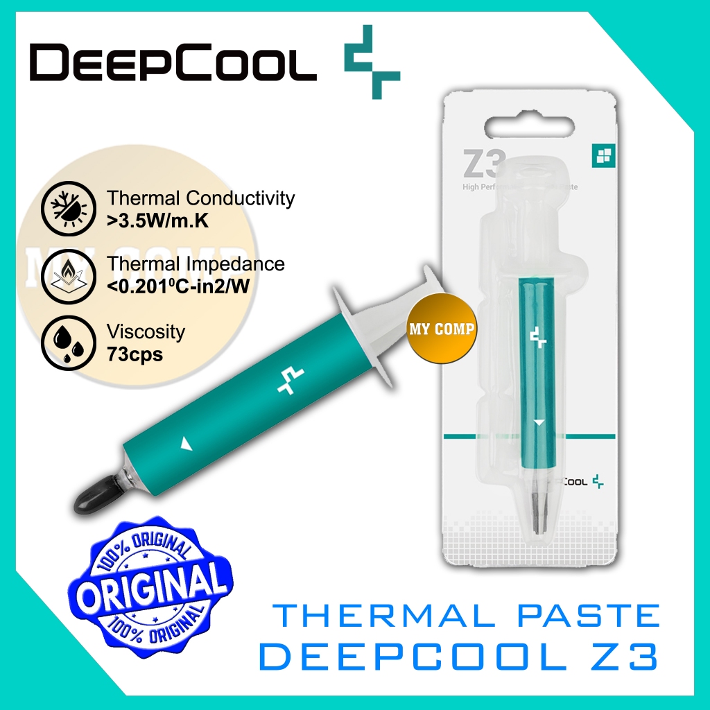 Jual Thermal Paste Deepcool Z3 Termal Pasta Processor Prosesor | Shopee ...