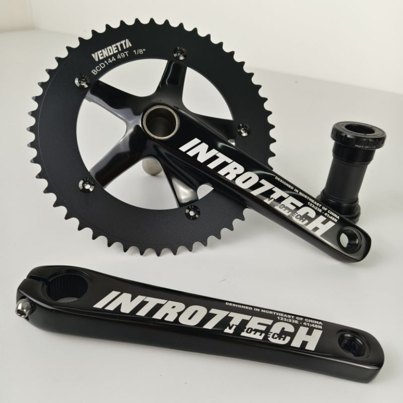 Jual INTRO7 VENDETTA Hollowtech Fixie Crankset | Shopee Indonesia