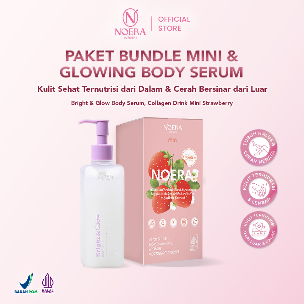 Jual Noera Paket Collagen Drink Mini Size Improved Formula + Noera ...